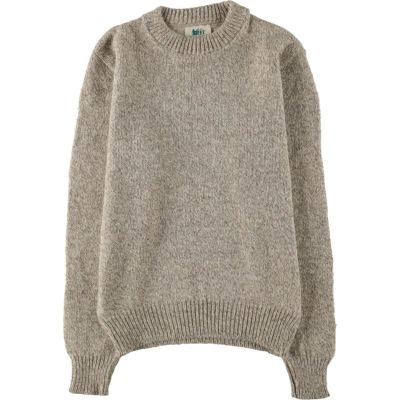 古着 80年代 アールイーアイ REI ウールニットセーター USA製 メンズL